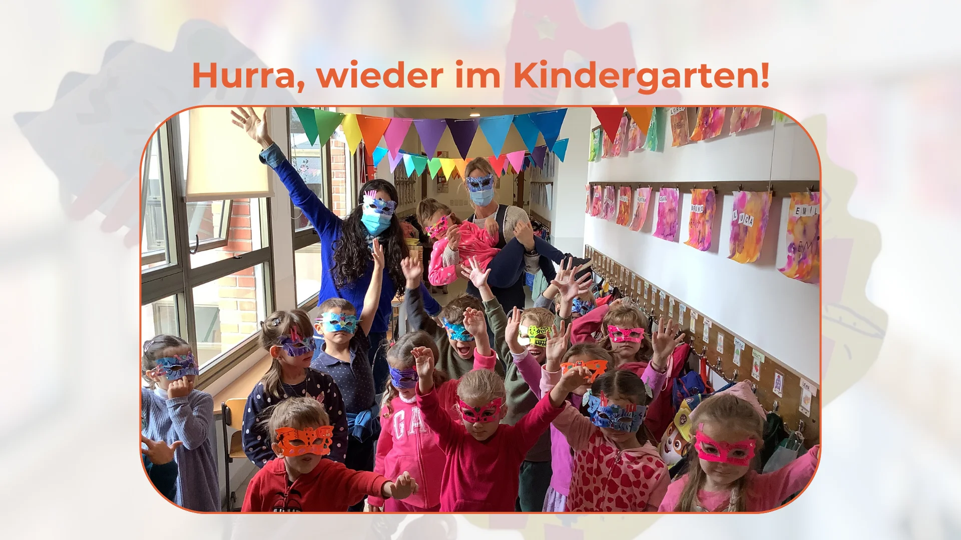 Hurra, wieder im Kindergarten! | Goethe-Schule